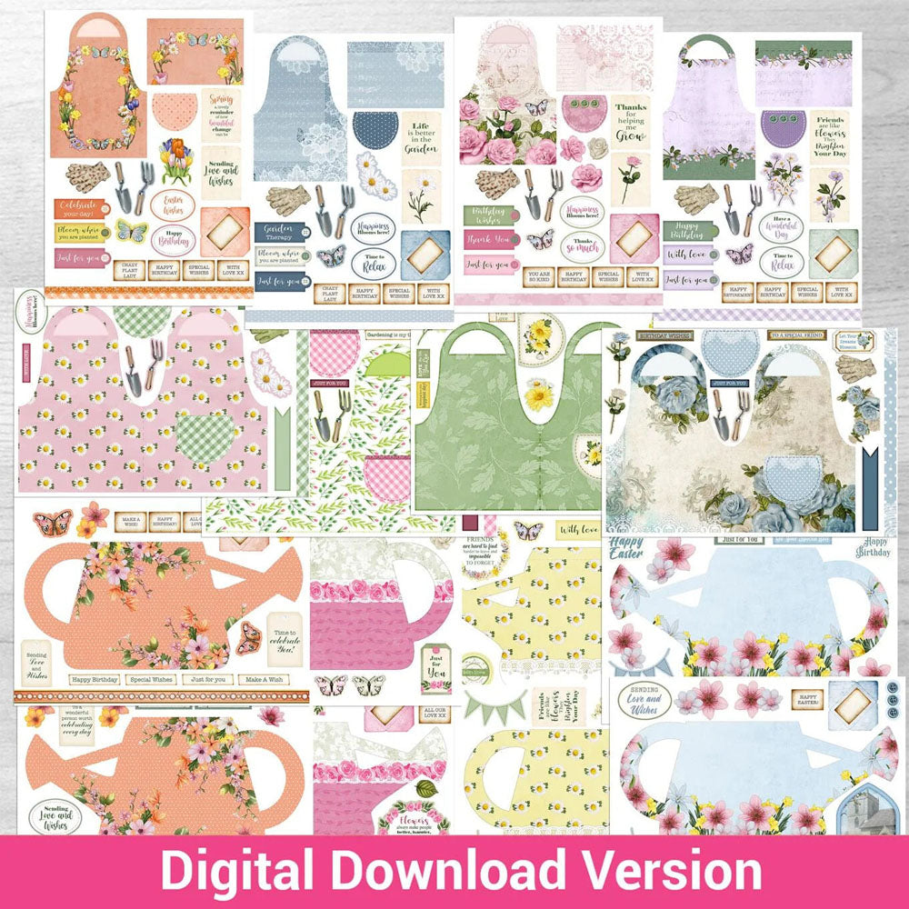Debbi Moore Designs - Garden Delights Dimensional Cardmaking Digital D ...